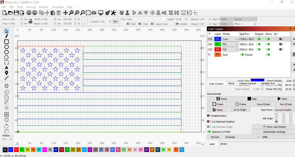 Newbie has questions about stars on flag - Community Laser Talk ...