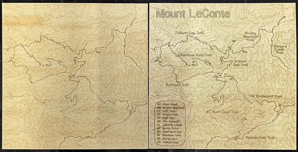 Another trail map, now with more lines! - Finished Creations ...