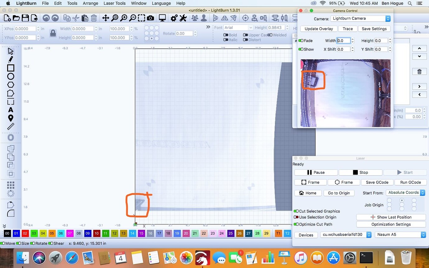 New Camera Alignment and Calibration Problems - Cameras - LightBurn ...