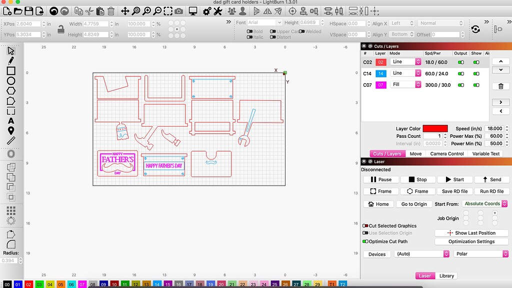 Long Engrave Time/Spanning Whole BEd - LightBurn Software Questions ...