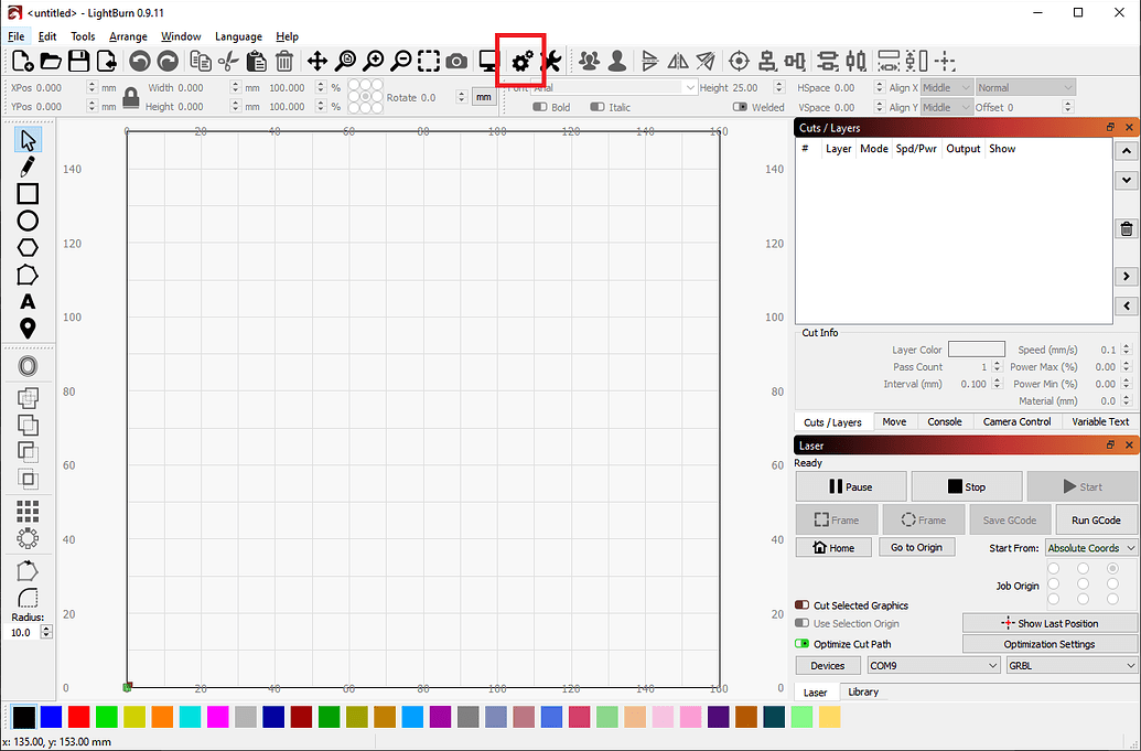 How do I enlarge the grid to fill the space? - LightBurn Software ...