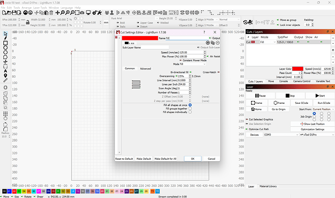 Laser Not Doing Fill Lightburn Software Questions Lightburn Software Forum