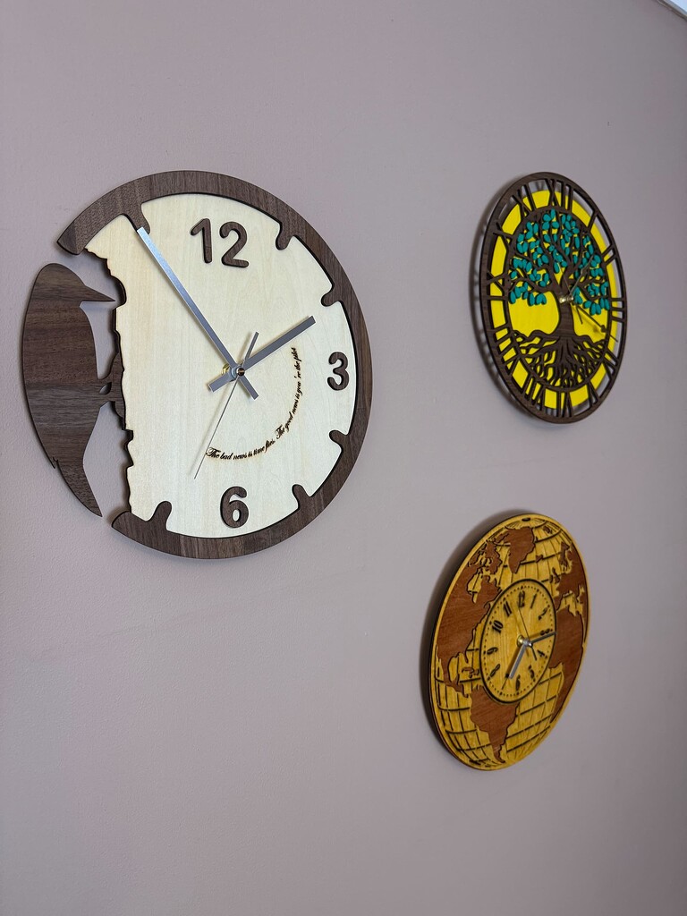 Some wall clocks - Finished Creations - LightBurn Software Forum