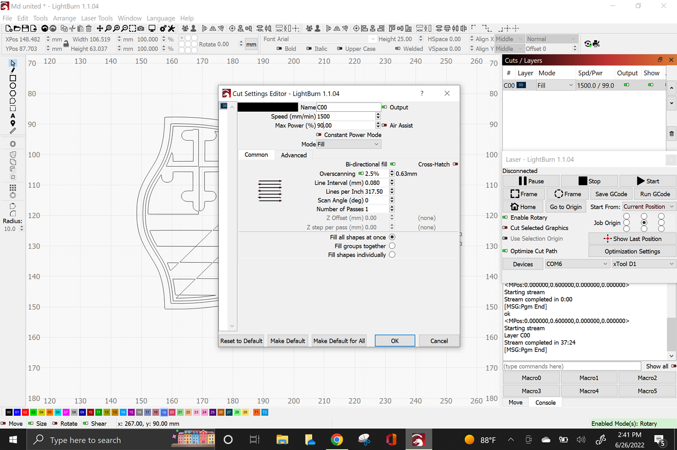 Tumbler Setting For Xtool D1 Tips And Tricks LightBurn Software Forum