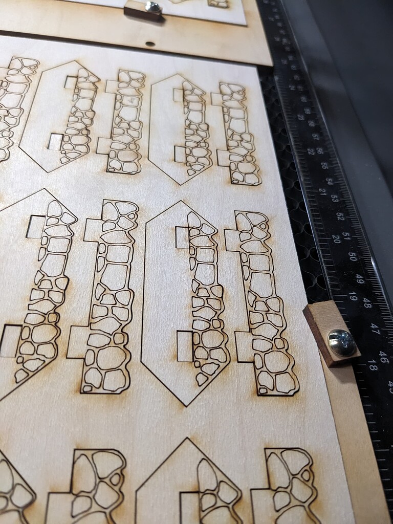Y axis alignment off only on one cut setting - LightBurn Software ...
