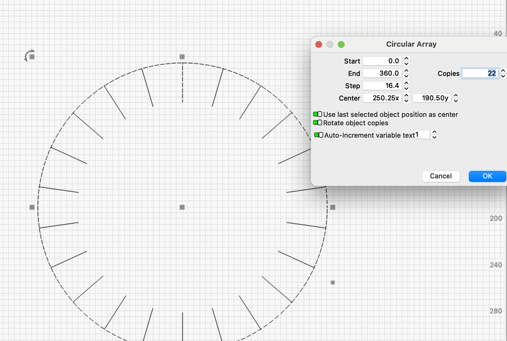 How to add cuts around a circle so that they can be folded? - LightBurn Software Questions ...