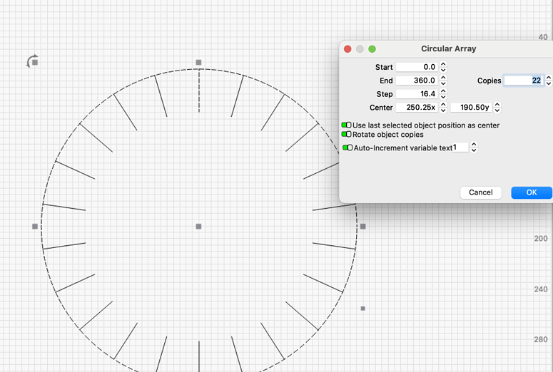 How to add cuts around a circle so that they can be folded? - LightBurn Software Questions ...