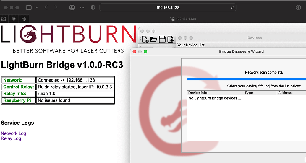 Lightburn won't find my LB Bridge - MacOS 12.5 - OS Specific ...