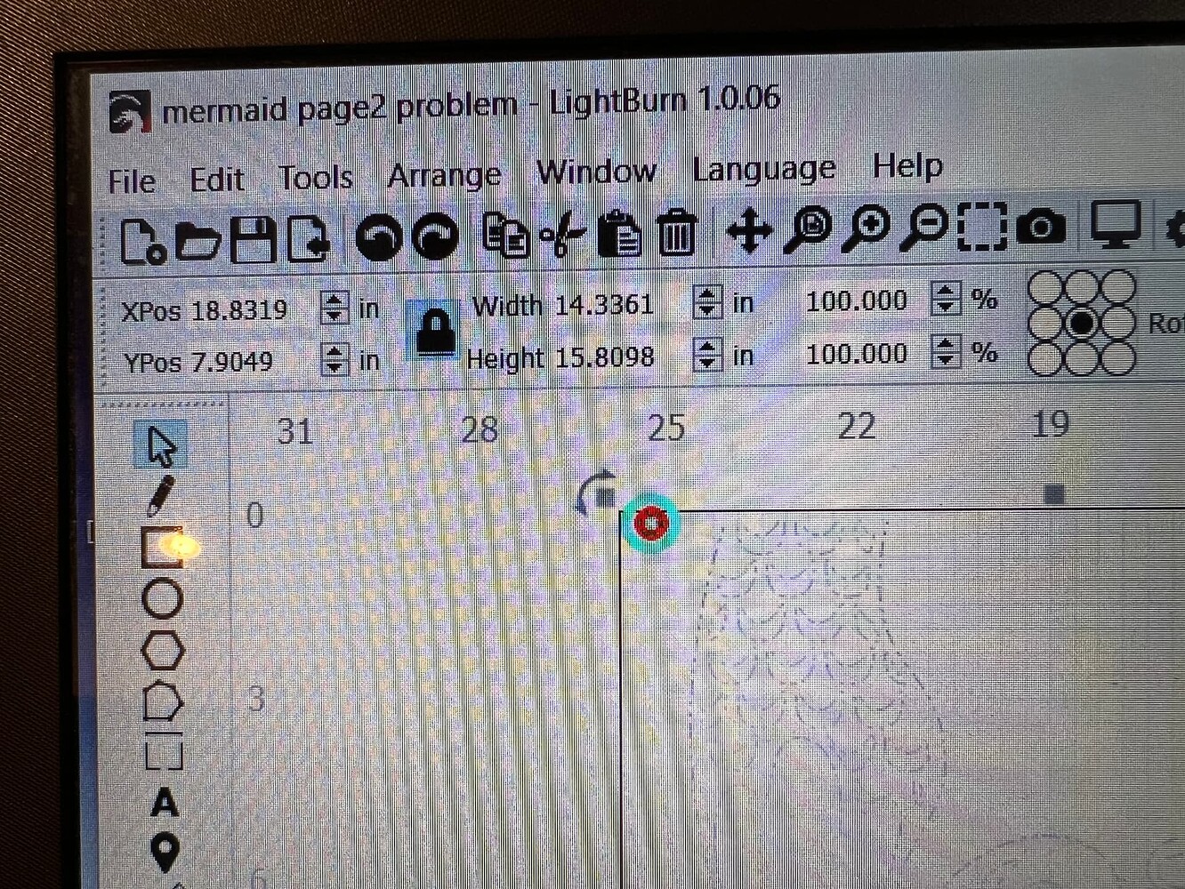 Print and Cut Y Frame Over Sized Work Paused Error on Controller ...