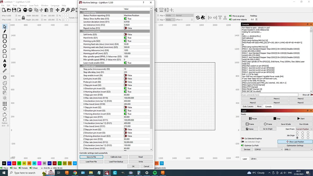 Limit switches not working properly - LightBurn Hardware Compatibility - LightBurn Software Forum