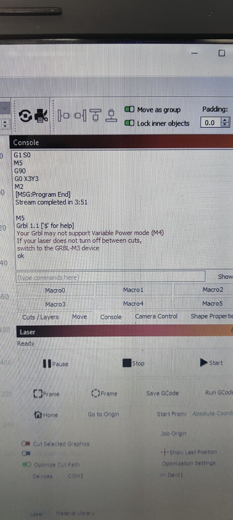Show all in console 'freezes' and progress bar time goes negative after ...