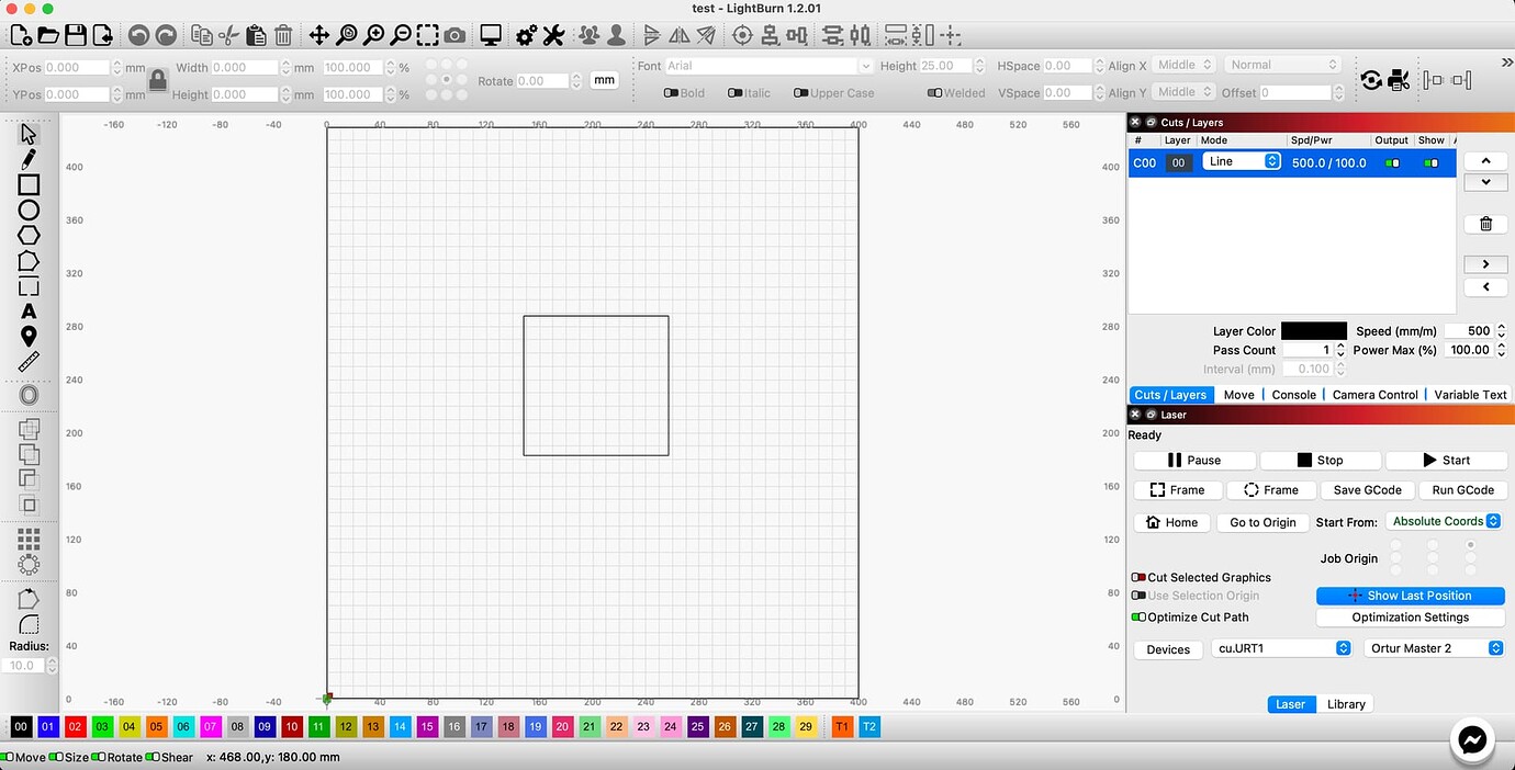 Cut Size Different From Frame Size Lightburn Software Questions [official] Lightburn