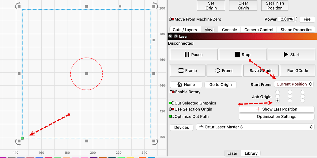 Getting my laser to home correctly - LightBurn Software Questions ...