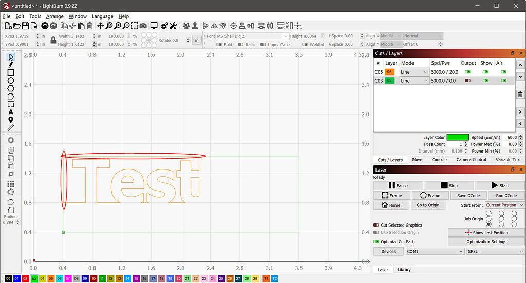 Do not cut line - Tips and Tricks - LightBurn Software Forum