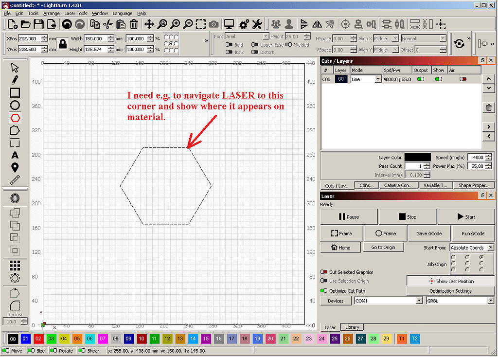 How to precisely set LASER position? - LightBurn Software Questions - LightBurn Software Forum