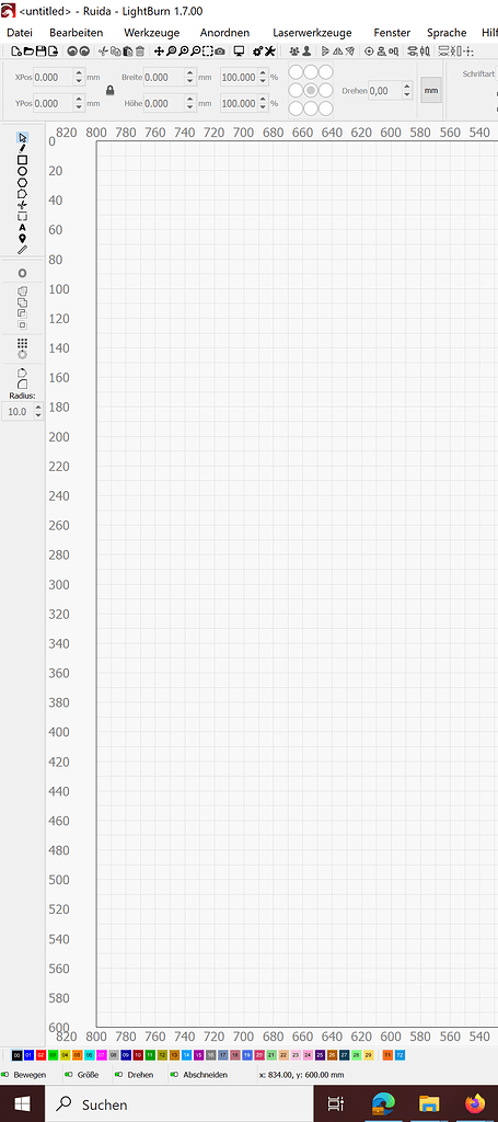Very small Icons in Lighburn on 3840x2400 Notebook Display - LightBurn ...
