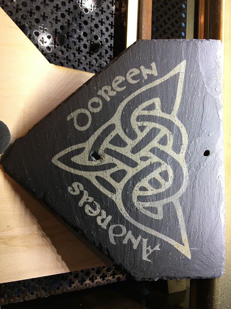 Slate engraving for the very first time - Finished Creations ...
