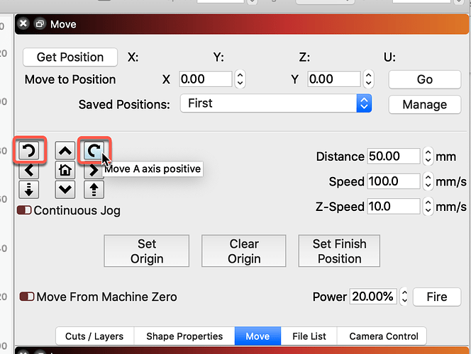 A Axis move controls - LightBurn Software Questions - LightBurn ...