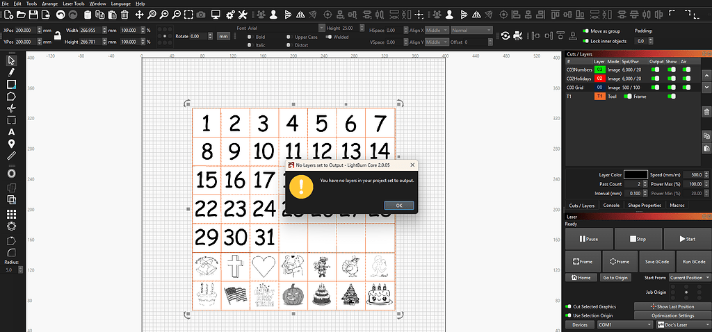Engrave and then cut burn in one operation - LightBurn Software ...