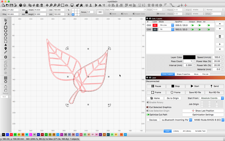 How to merge two images together with out overlapping lines - LightBurn Software Questions ...