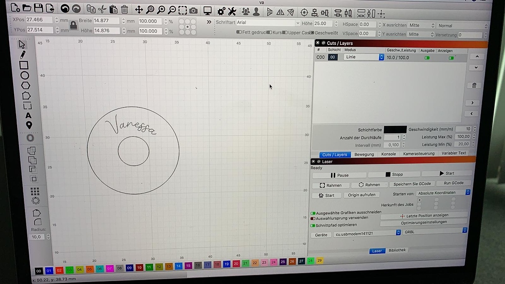 Metal Engraving - LightBurn Software Questions - LightBurn Software Forum