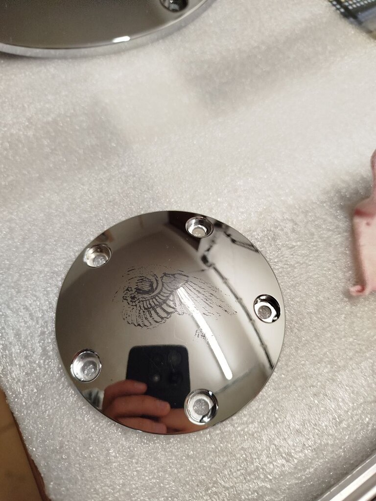 Engraving in chrome - Community Laser Talk - LightBurn Software Forum