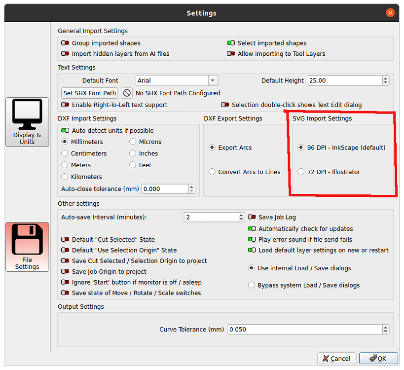 Lightburn Ignores Letter Spacing From Svg Lightburn Software 