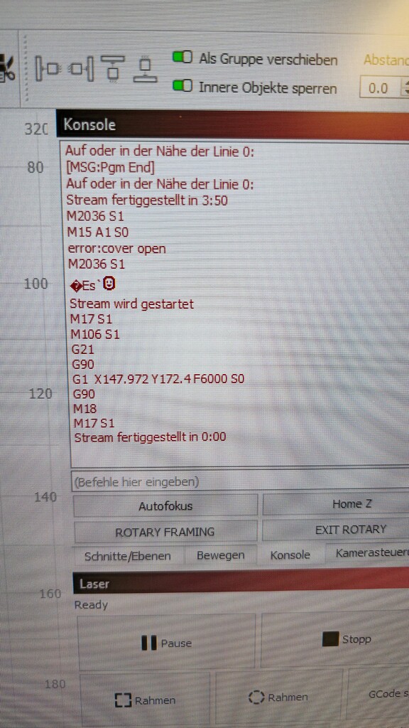 Laser starts again after completion and lasers strangely xTool S1 ...