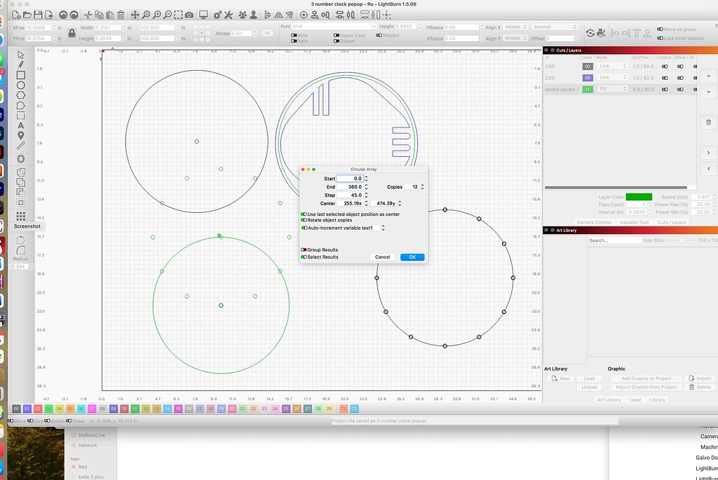 Radial Array ........ I am just missing something - OS Specific ...