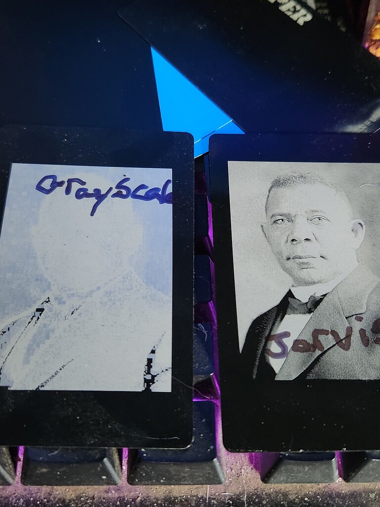 Grayscale not previewing or burning compared to dithering - LightBurn ...