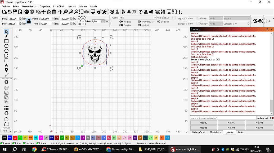 Bloqueo codigo G ( G code lock ) - LightBurn Software Questions ...
