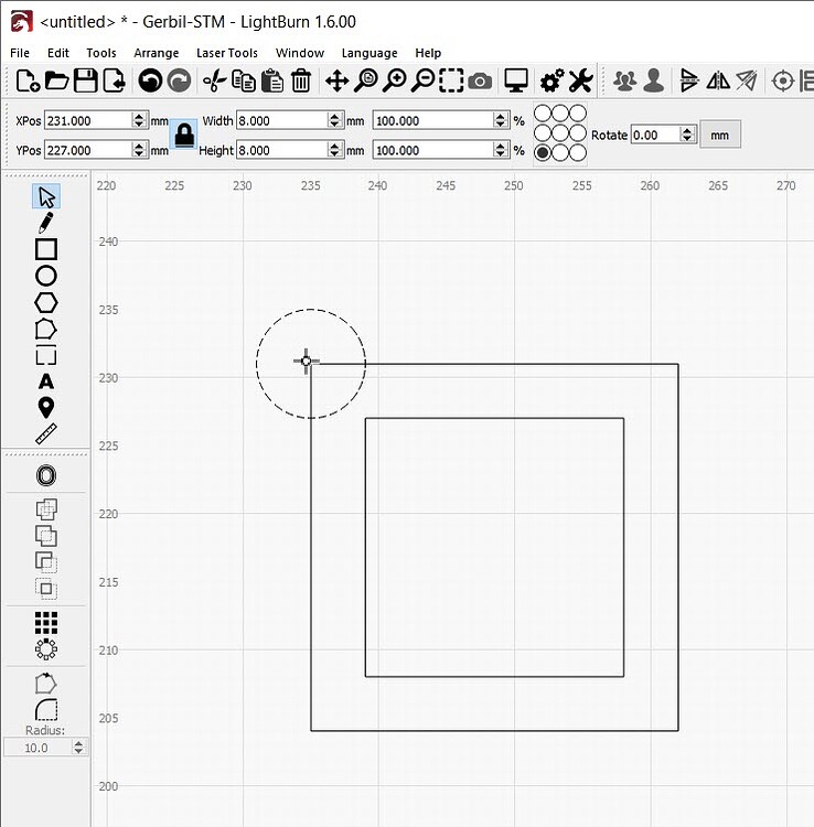 How to Bend a simple Shape? (Rectangle) - LightBurn Software Questions ...