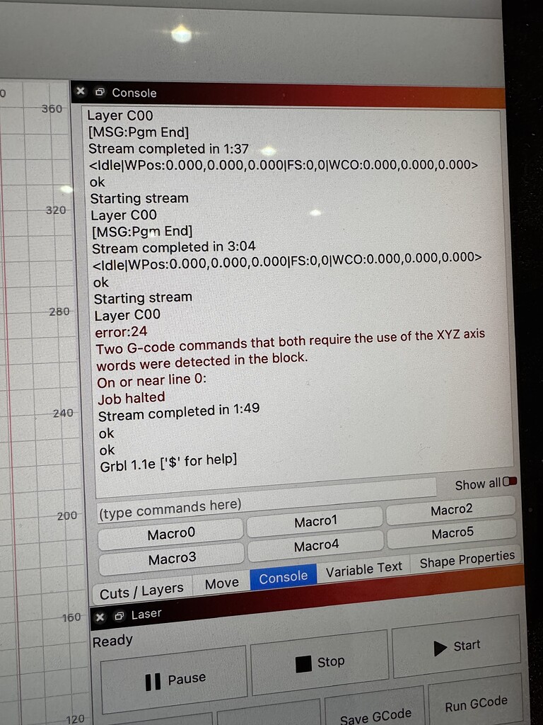 Communication issues between lightburn on Mac and GRBL machine - GRBL - LightBurn Software Forum