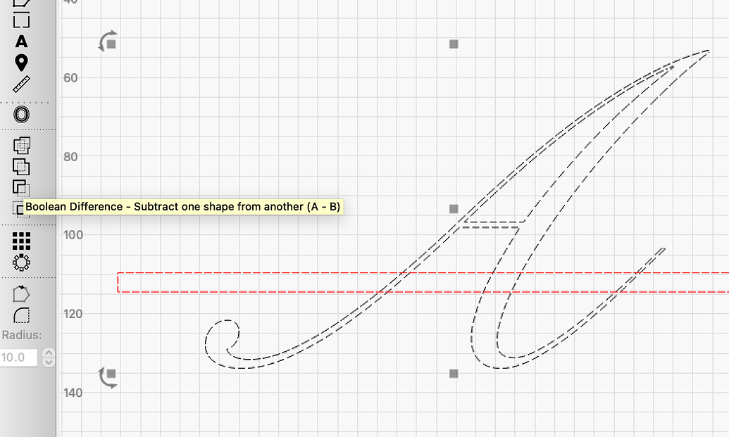 Boolean Subtraction Lightburn Software Questions Lightburn Software Forum