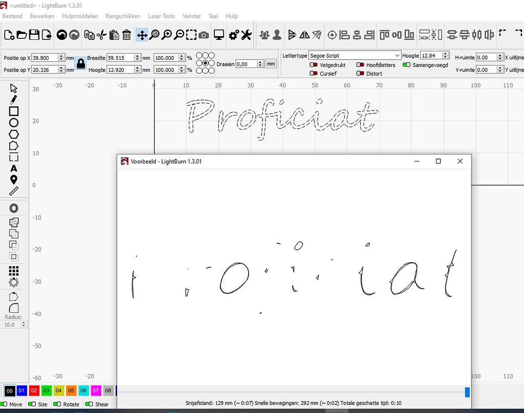 Font preview and engraving - GRBL - LightBurn Software Forum