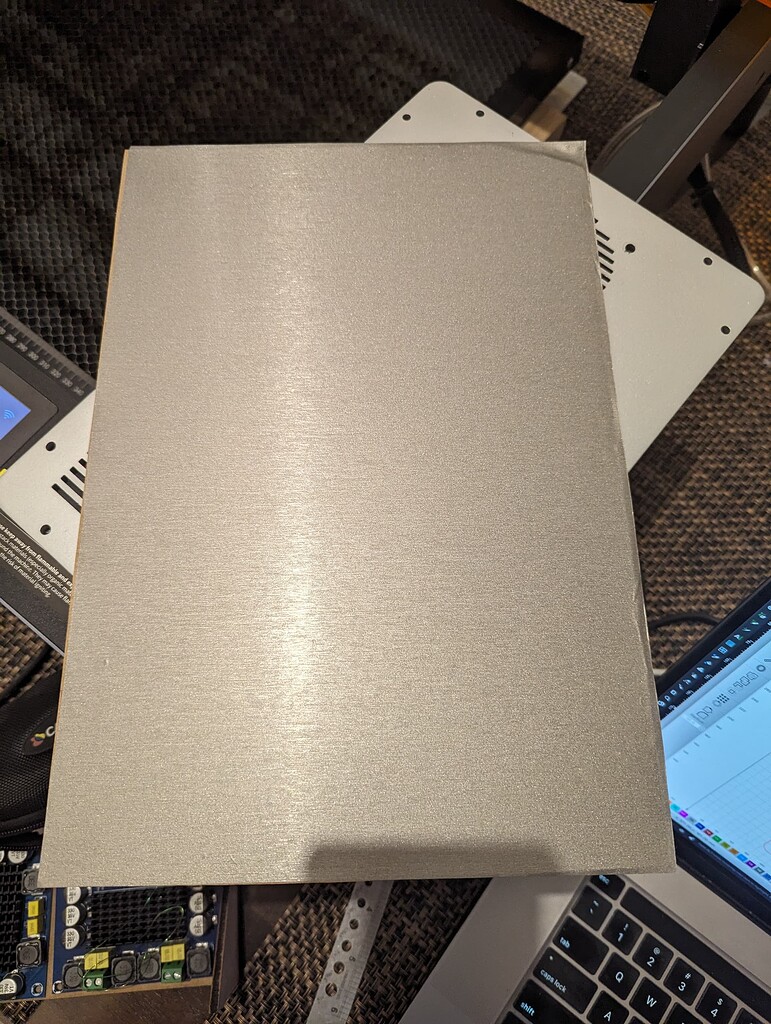 Amplified speakers plate amp project - Finished Creations - LightBurn ...