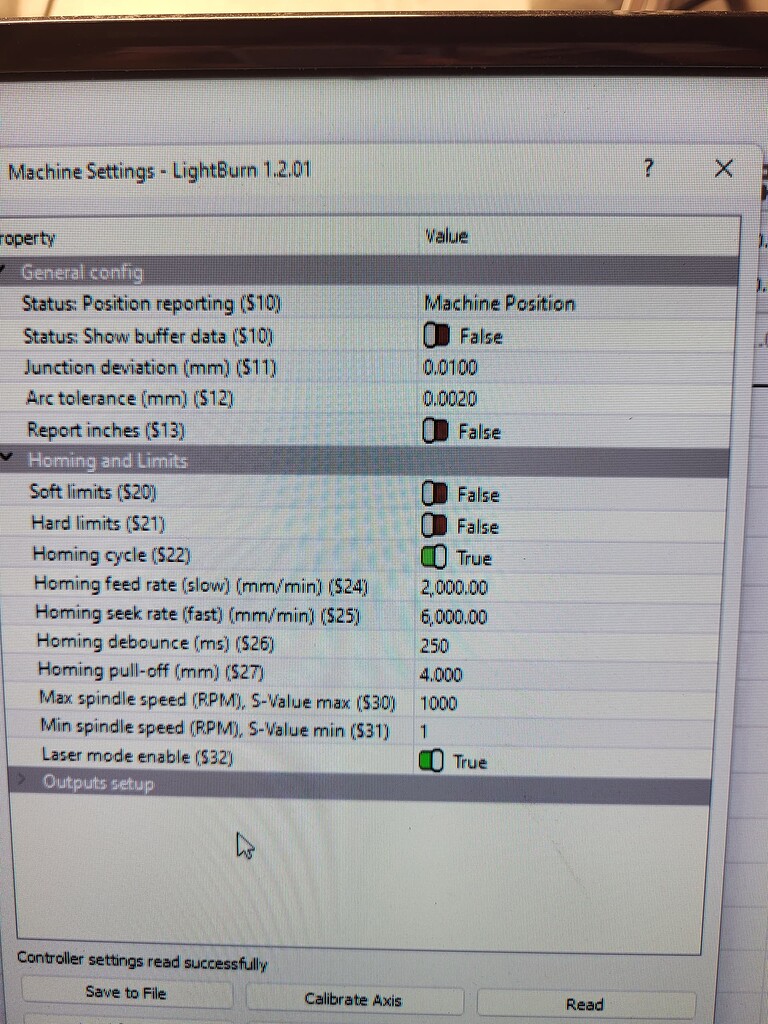 K40 with Upgraded M3 board engraving Transverse lines - LightBurn Software Questions - LightBurn ...
