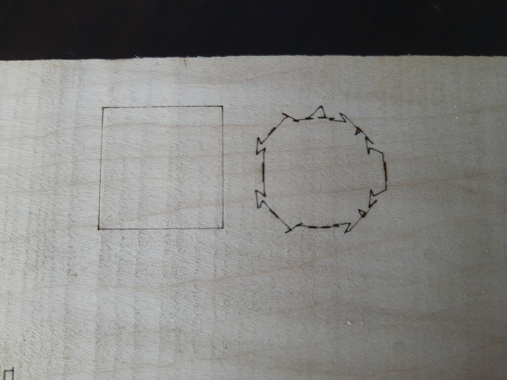 PLEASE HELP ME! cutting results for arcs or circles become irregular ...