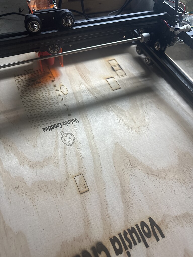 Ortur laser master pro 2 engraving squares as rectangles - GRBL ...