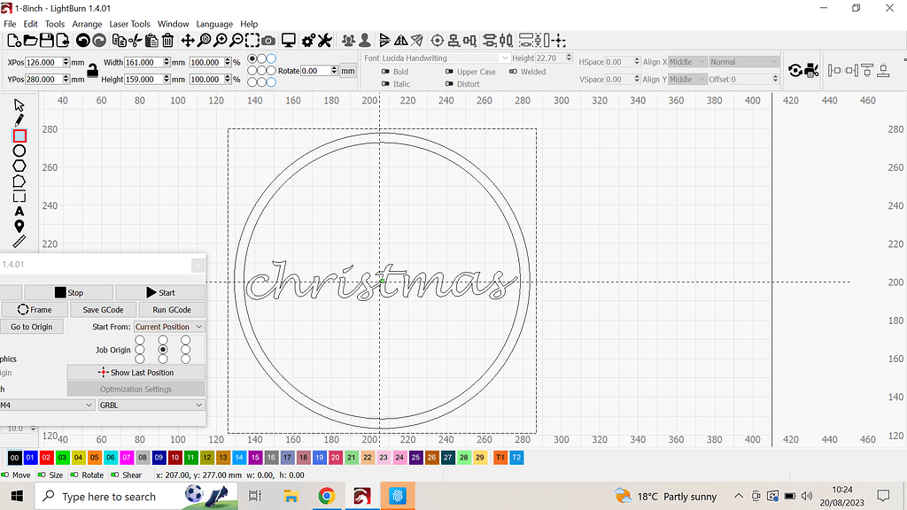 Combine text to outline shape - LightBurn Software Questions ...