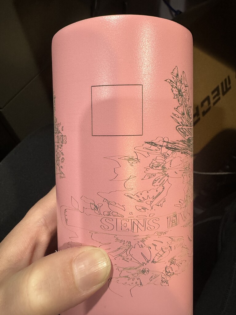 GRBL Diode rotary slanted when fill engraving - LightBurn Software ...