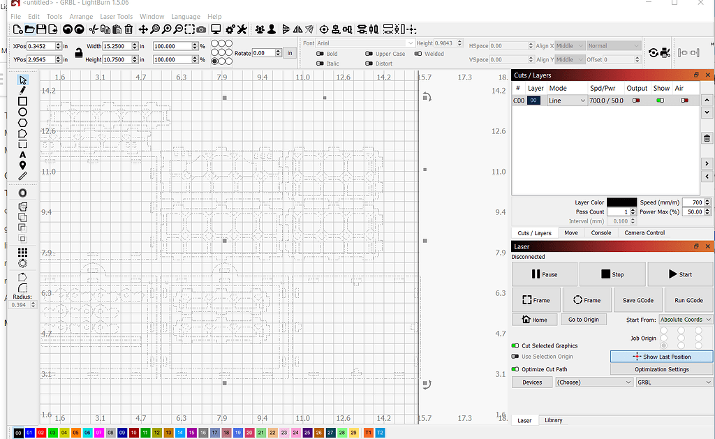 Can hardly see the outline - LightBurn Software Questions - LightBurn ...