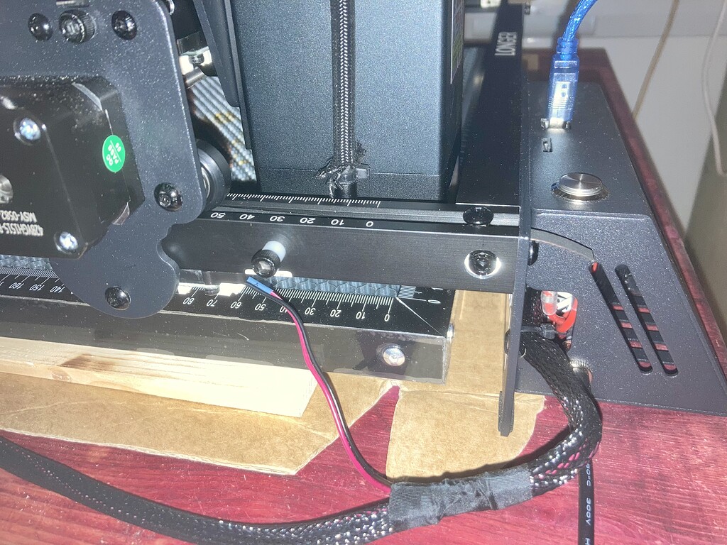 Longer Ray5 20 Watt mechanical setup endstops - Ortur Lasers ...
