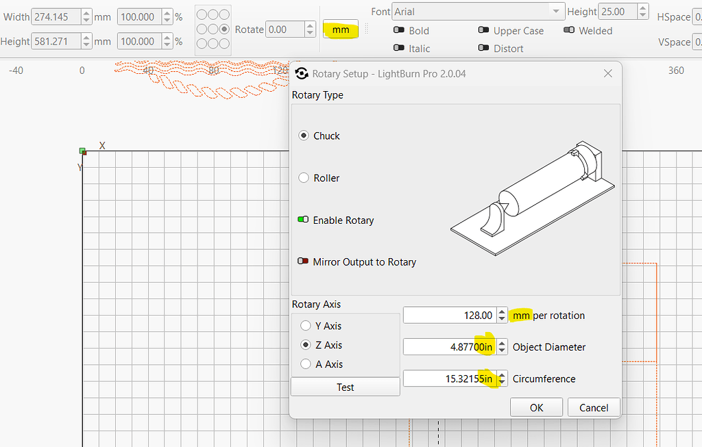 Rotary setup-test question - LightBurn Software Questions - LightBurn ...