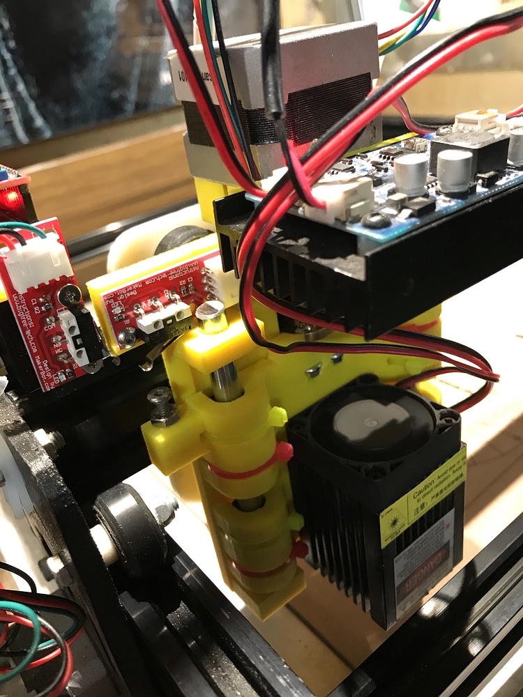 Openbuilds Acro Laser with limit switches and Z-axis and CNC Shield V3 ...
