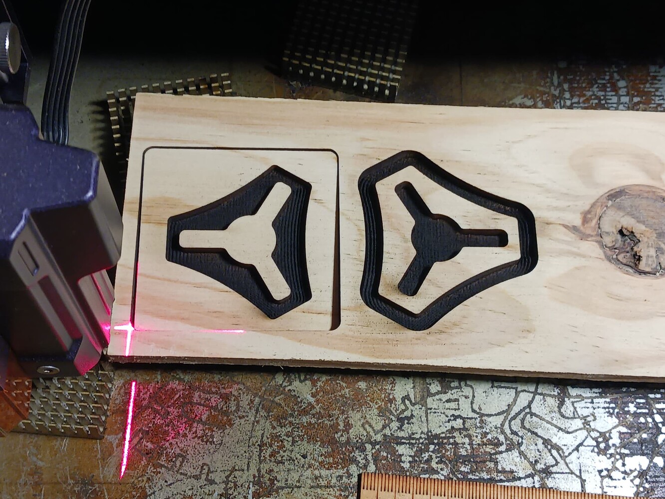 Easy inlays with Lightburn and laser - Community Laser Talk - LightBurn ...