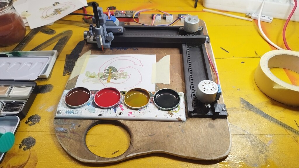 Great success using Lightburn on a DIY Brush-Painting Machine ...