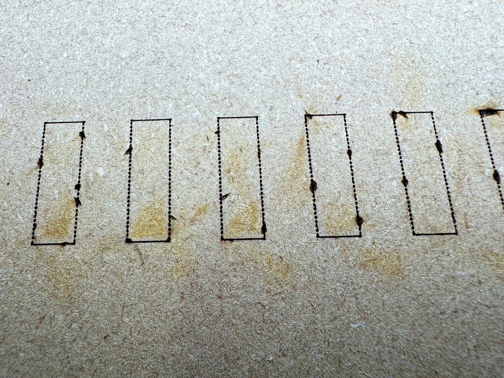 I am at my wits end - Sudden dotted pattern on Y-axis cuts on multiple ...