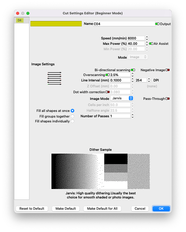 Laser mode on grbl and/or power modulation - GRBL - LightBurn Software Forum
