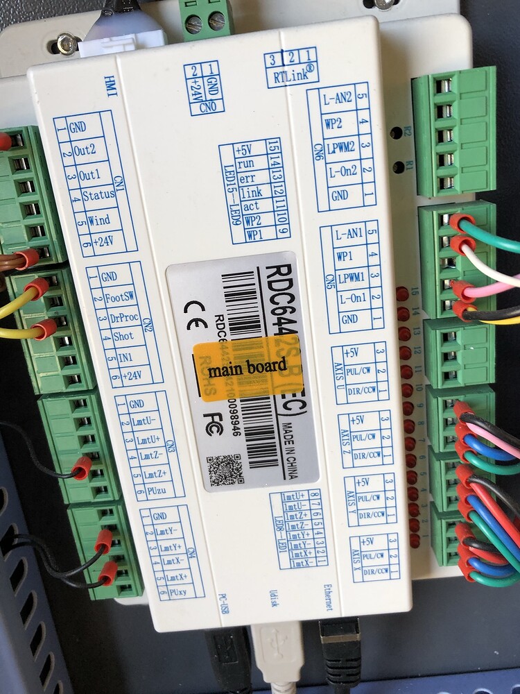 Ruida controller shows up in Lightburn as Grbl? - Ruida controllers ...